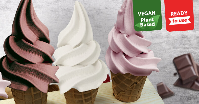 Soft serve vegan store